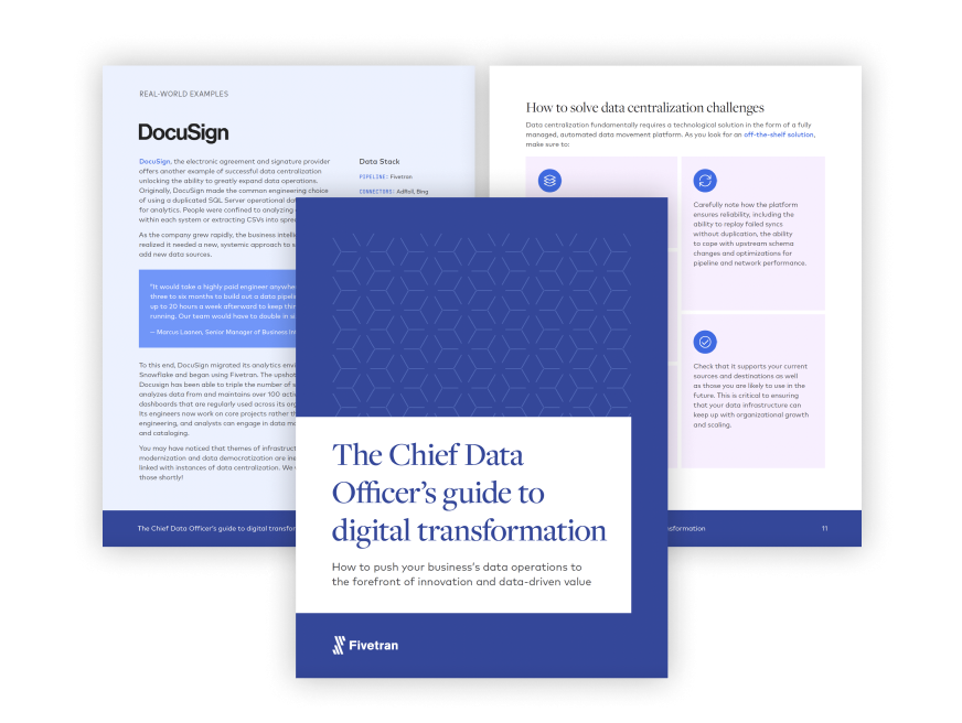 Free Resource: The Chief Data Officer’s guide to digital transformation